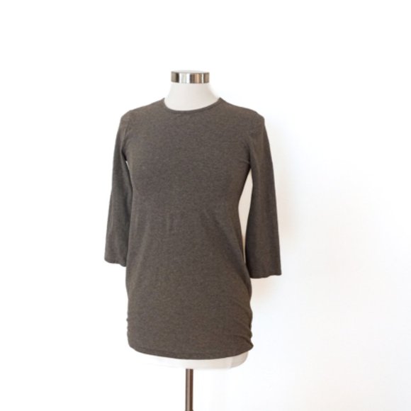Mimi Maternity | Tops | Mimi Essential Maternity Brown Tunic | Poshmark